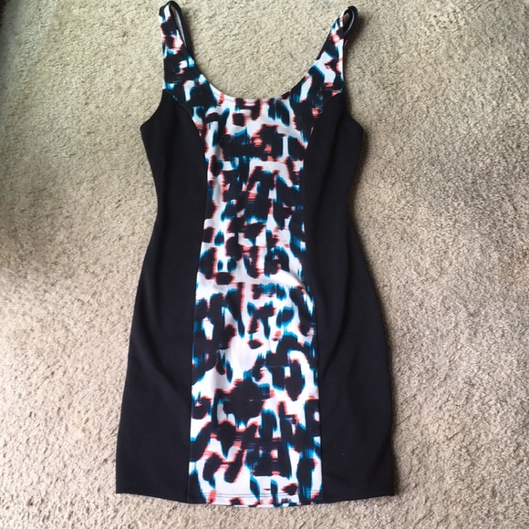 Material Girl | Dresses | Material Girl Super Dress With Leopard Print ...